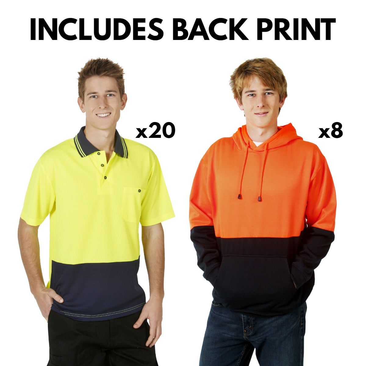 Printed Hi-Vis Workwear Collection | Safe-T-Rex Workwear - Safe-T-Rex ...