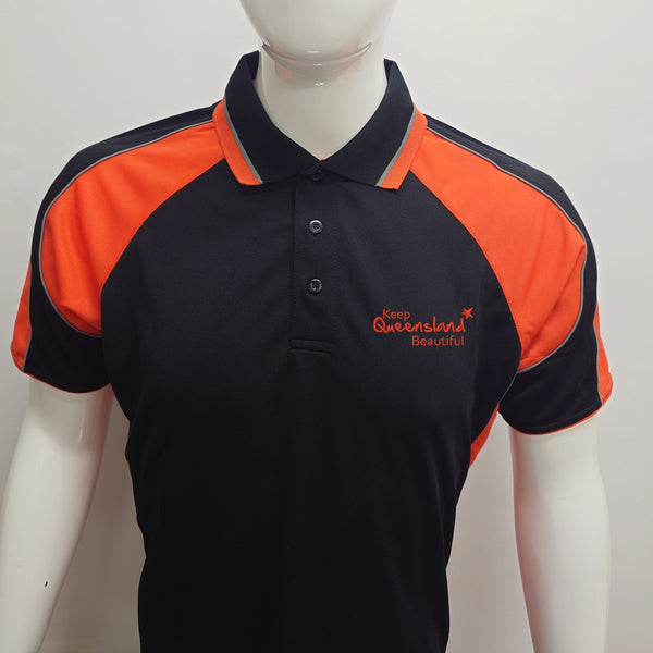 Clearance Black/Orange Polos | Custom Work Shirts 🔥 - Safe-T-Rex ...