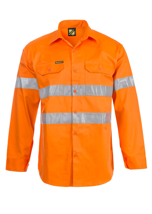 Long Sleeve Cotton Drill | Custom Tradie Shirts 🔥 Safe-T-Rex - Safe-T ...