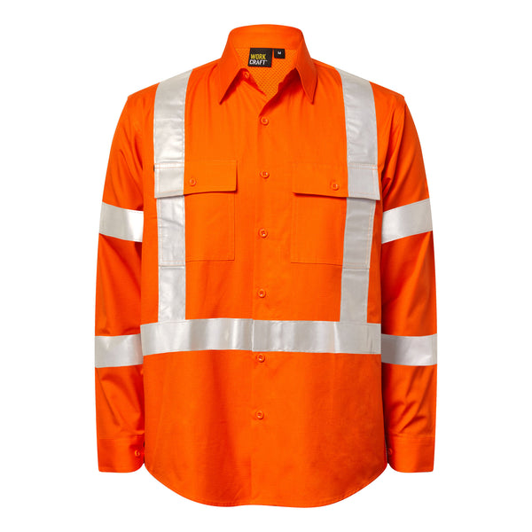 WS6035 NSW Rail Ripstop | Custom Tradie Shirts 🔥 Safe-T-Rex - Safe-T ...