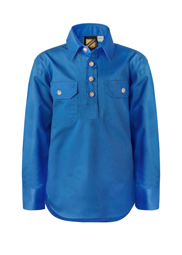 Kids Light Weight Drill | Cotton Work Shirts 🔥 Safe-T-Rex - Safe-T-Rex ...