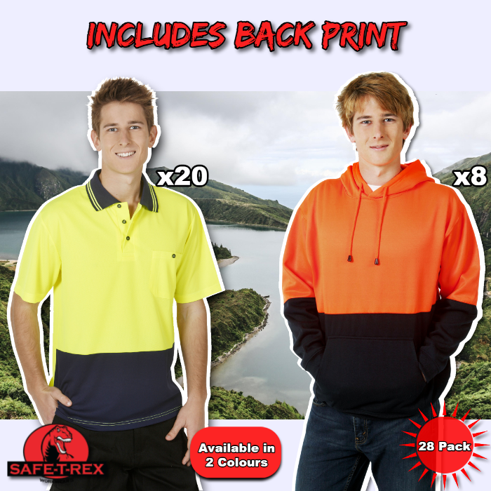 Printed Hi-Vis Workwear Collection | Safe-T-Rex Workwear - Safe-T-Rex ...