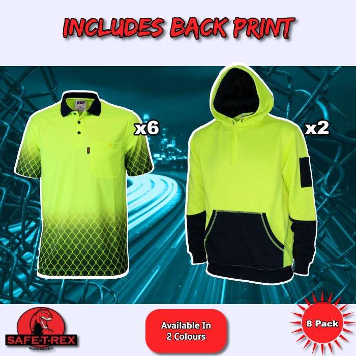 Printed Hi-Vis Workwear Collection | Safe-T-Rex Workwear - Safe-T-Rex ...